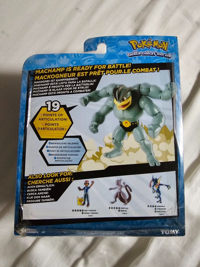 Tomy Pokemon figurine Machamp, Hobbies & Toys, Toys & Games on Carousell