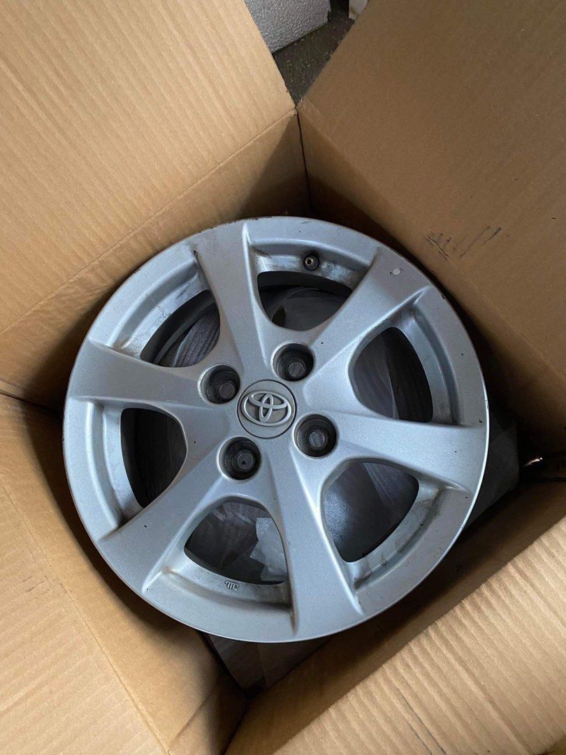 Toyota wigo mags, Car Parts & Accessories, Mags and Tires on Carousell
