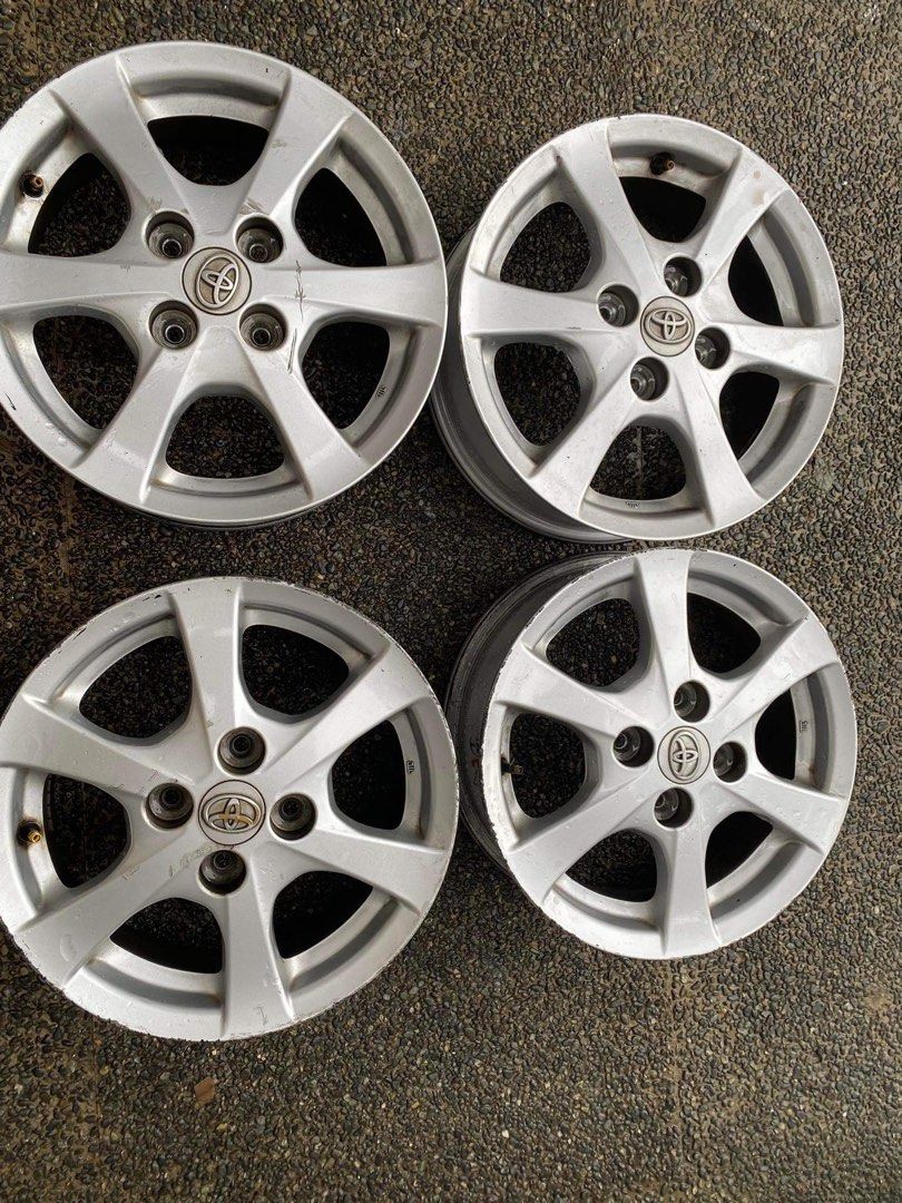 Toyota wigo mags, Car Parts & Accessories, Mags and Tires on Carousell