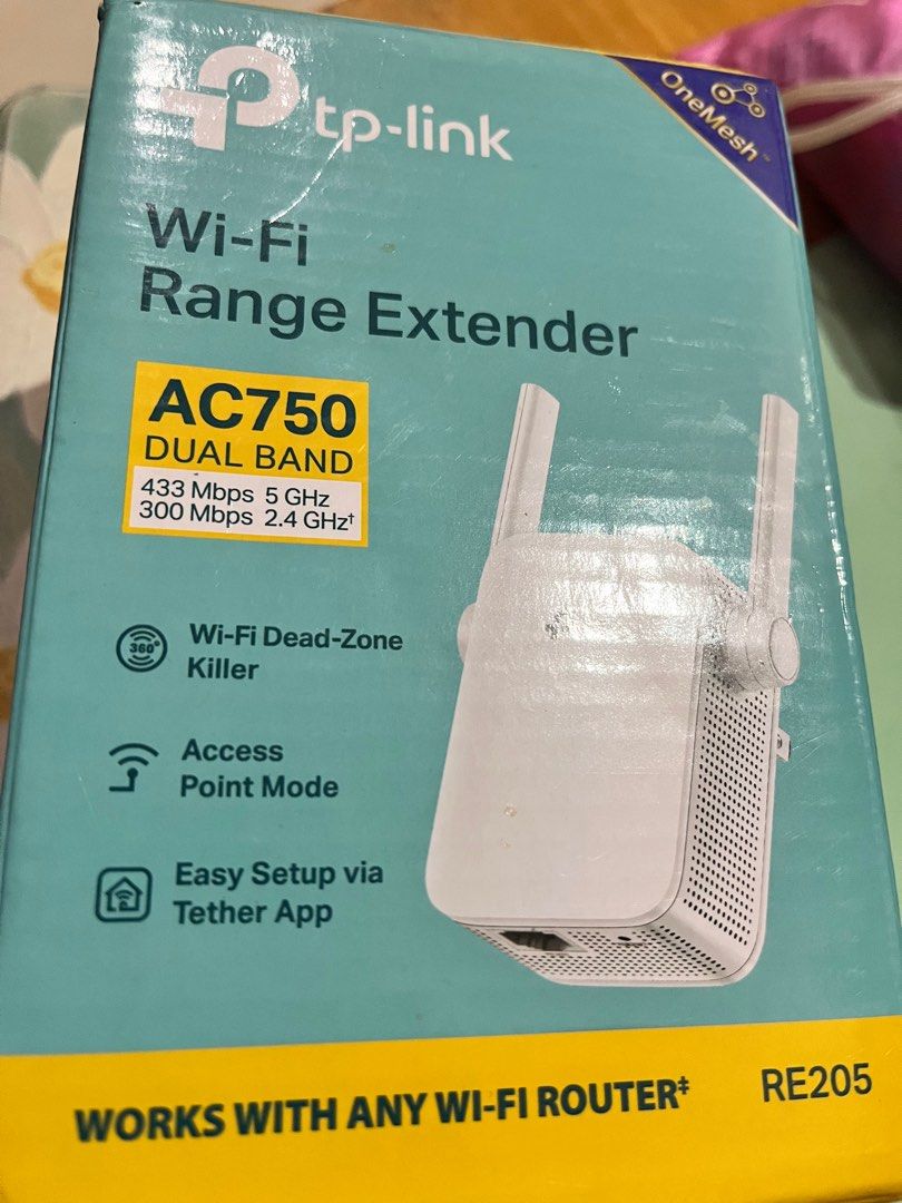 TP Link WiFi Range Extender AC750 RE205 WiFi Router TV Home Appliances Other Home