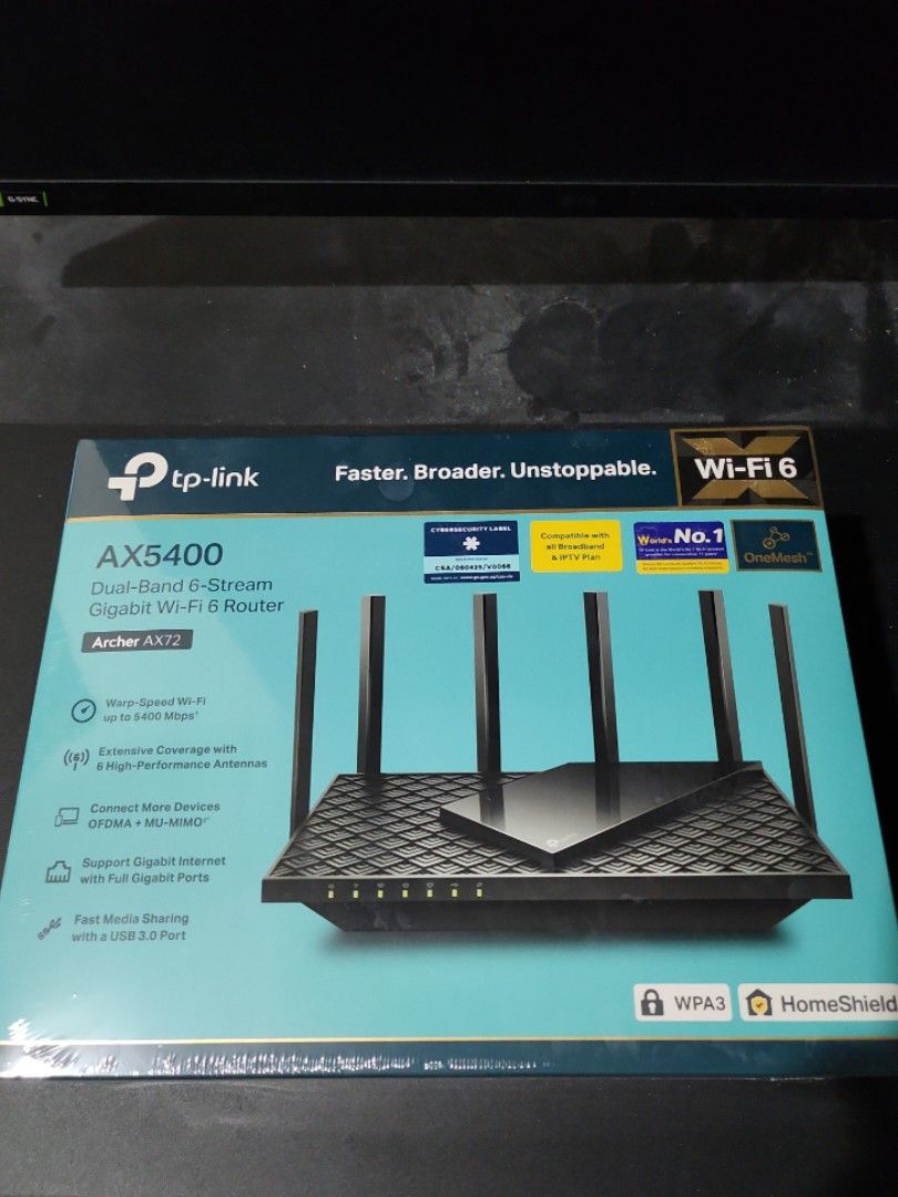 TP-Link Archer AX5400 unopened, Computers & Tech, Parts & Accessories ...