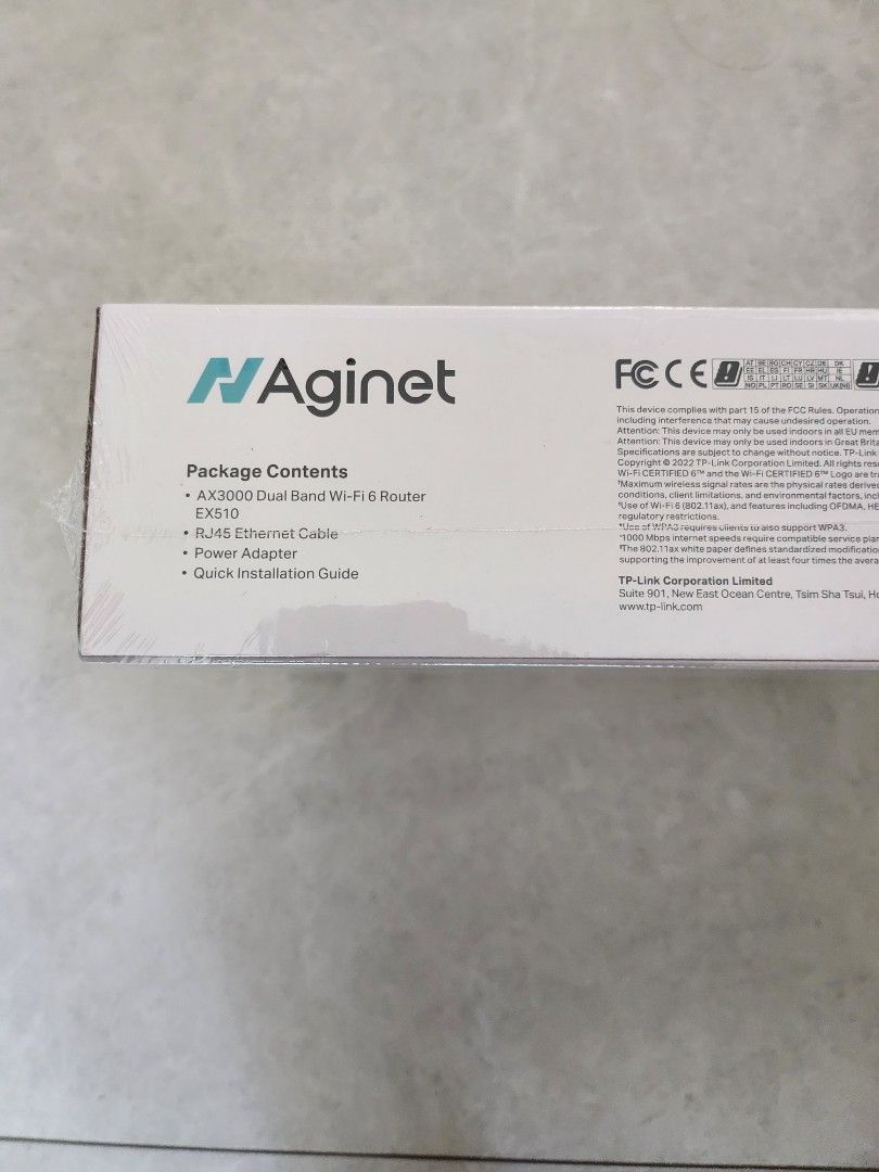 TP-Link EX510 AX3000 Dual-Band Gigabit Wi-Fi 6 Router, Computers & Tech ...