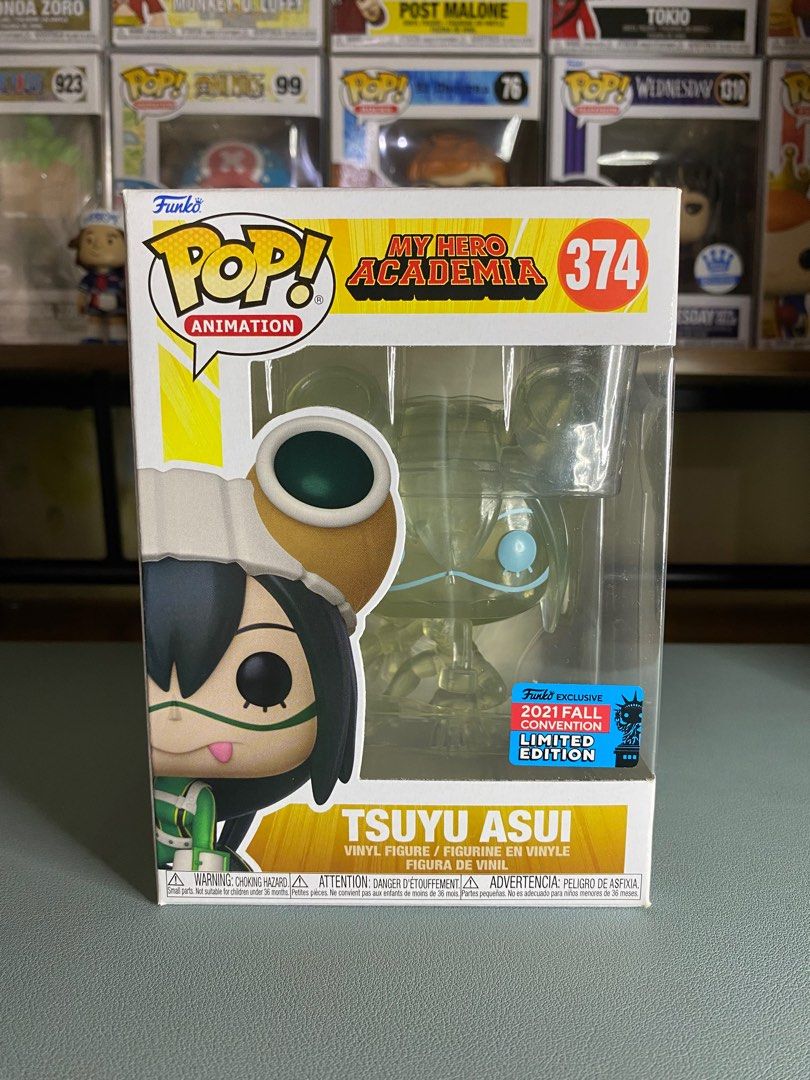 Tsuyu Asui 374 Funko Pop Translucent 2021 Fall Convention Exclusive ...