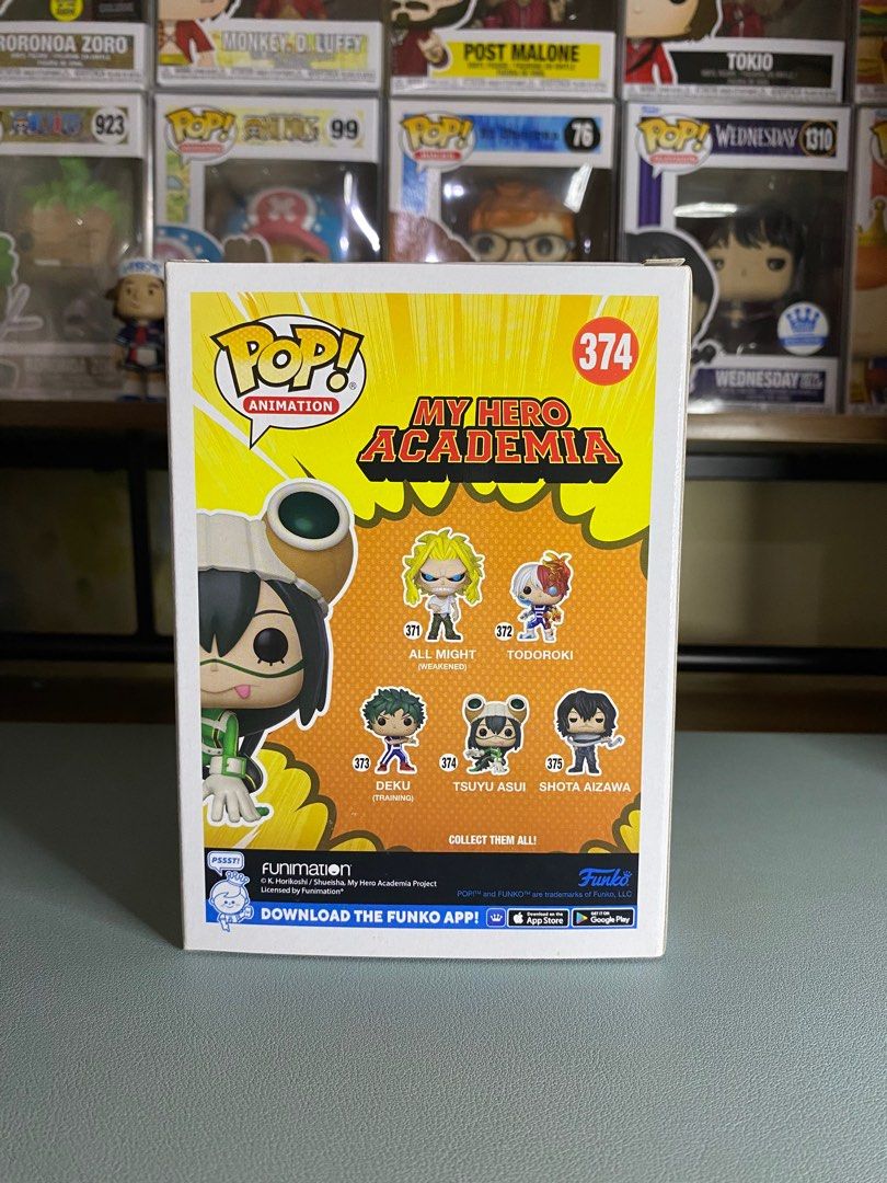 Tsuyu Asui 374 Funko Pop Translucent 2021 Fall Convention Exclusive ...