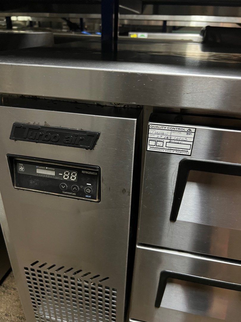 Turbo Air 6 Drawer Counter Chiller, TV & Home Appliances, Kitchen ...