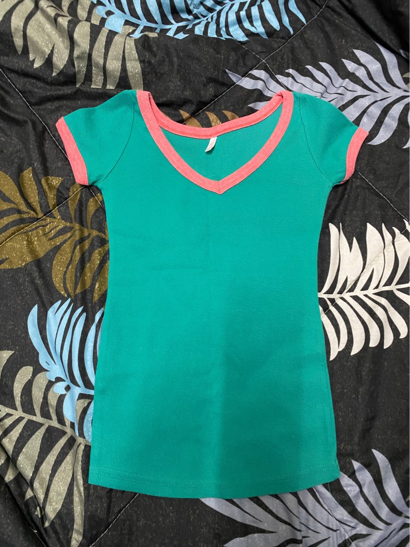 Turquoise top, Women's Fashion, Tops, Blouses on Carousell