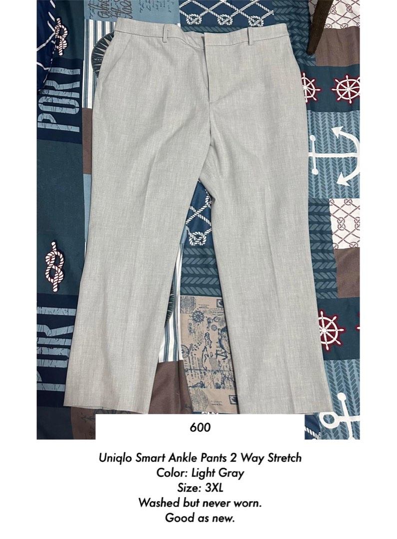 Uniqlo Plus Size Smart Ankle Pants, Women's Fashion, Bottoms, Other ...