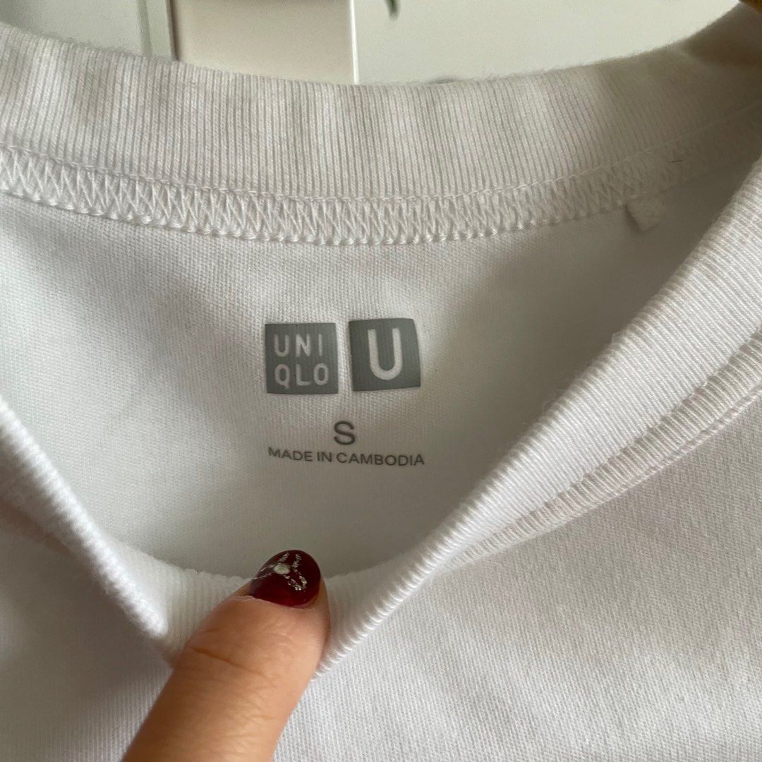 Uniqlo White Shirt, Women's Fashion, Tops, Shirts on Carousell