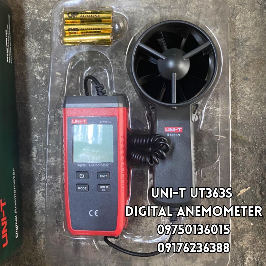 UNI-T UT363S Digital Anemometer, Commercial & Industrial, Industrial ...