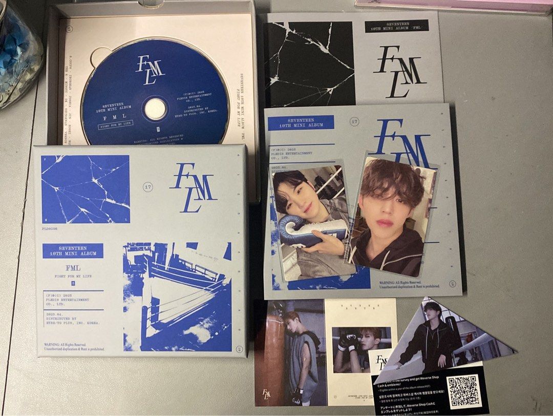 unsealed seventeen fml album (fight for my life version), Hobbies & Toys, Memorabilia ...