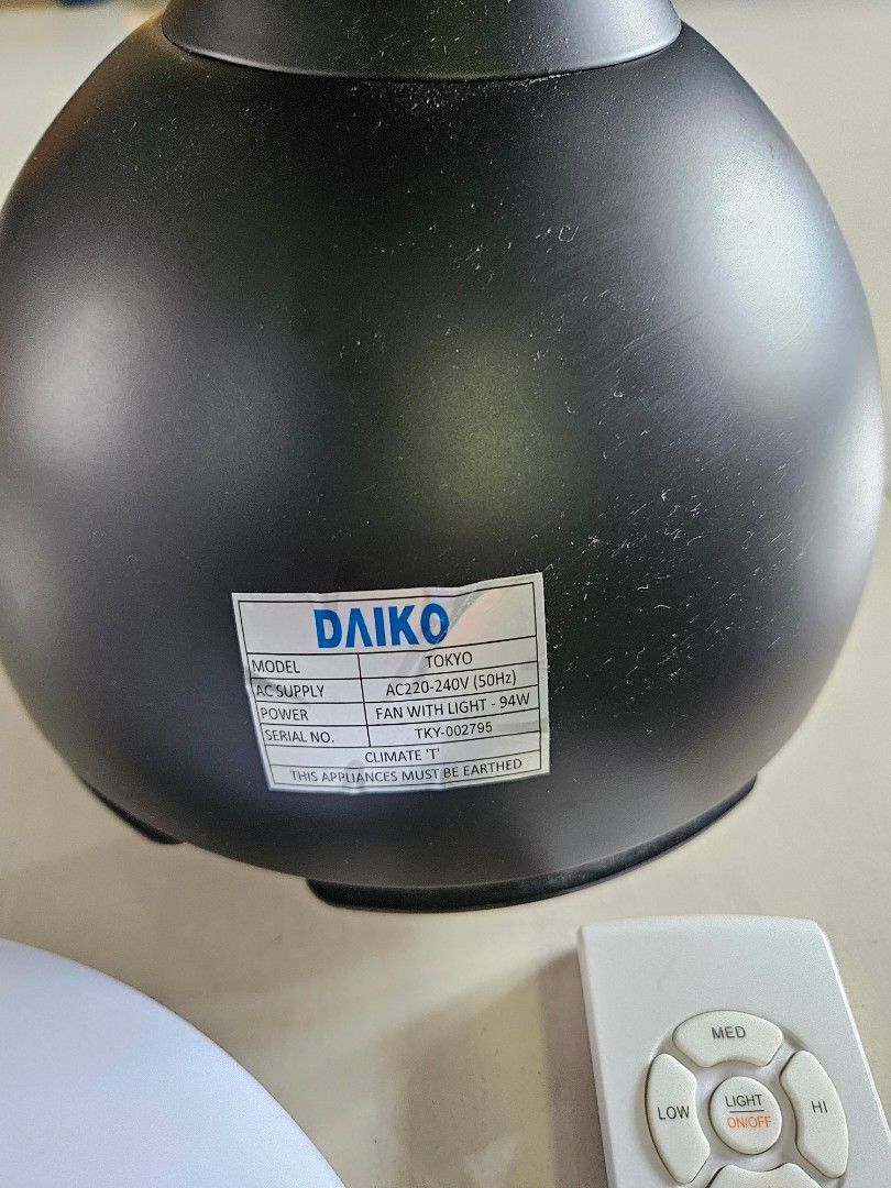 Used Daiko Ceiling Fan, TV & Home Appliances, Other Home Appliances on ...
