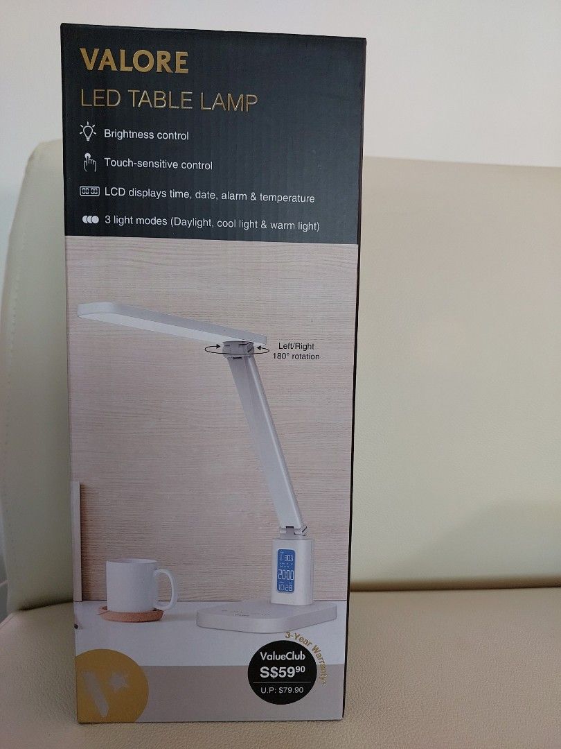 Valore LED Table lamp model LT28, Furniture & Home Living, Lighting ...