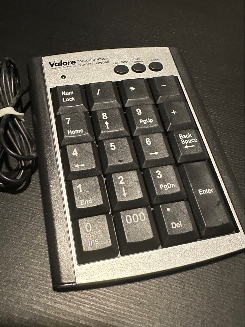 Valore Numeric Keypad, Computers & Tech, Parts & Accessories, Other Accessories on Carousell
