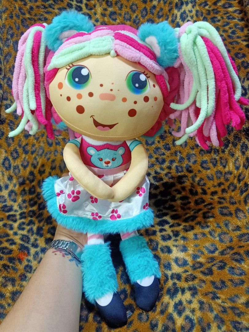 VERY PRETTY LARGE SIZE FLIP ZEE GIRLS ZOEY / SNUGGLY BEAR 2-IN-1 PLUSH ...