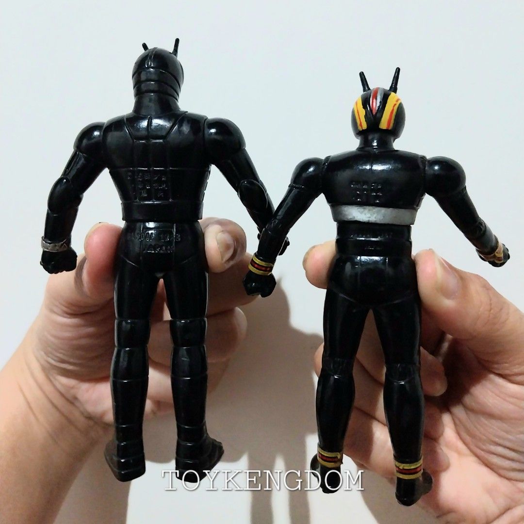 Vintage Bandai 1987 Masked Rider Black & 1988 MRB Rx Figures Set ...