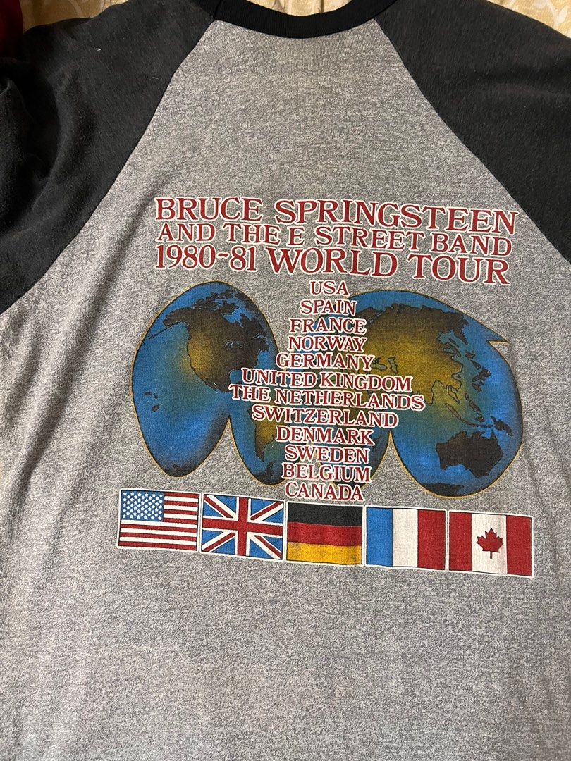 Vintage Bruce Springsteen & The E Street Band, Men's Fashion, Tops ...