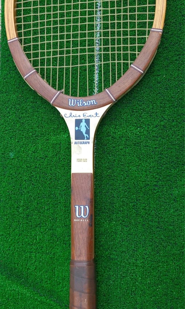 Vintage Chris Evert Tennis Racket, Hobbies & Toys, Memorabilia ...