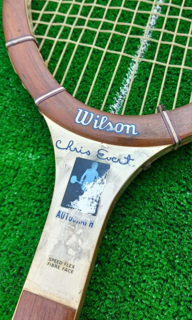 Vintage Chris Evert Tennis Racket, Hobbies & Toys, Memorabilia ...