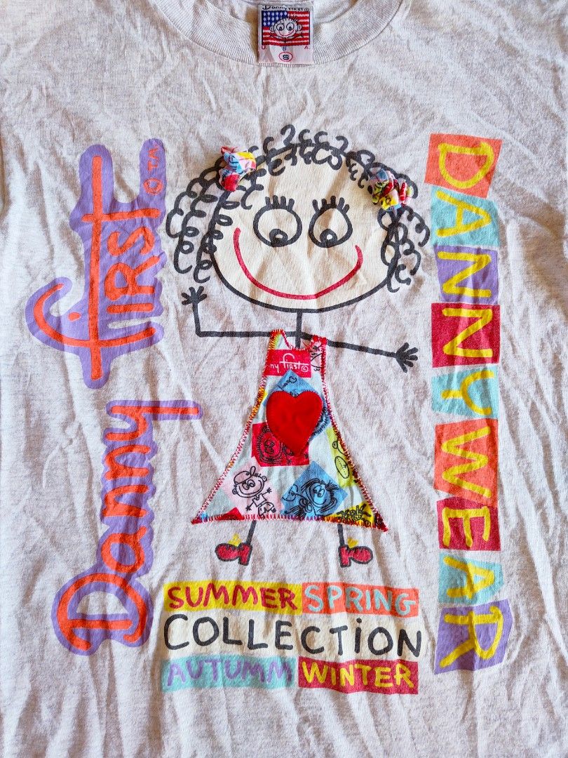 VINTAGE DANNY FIRST 90'S SAIZ S, Men's Fashion, Tops & Sets, Tshirts ...