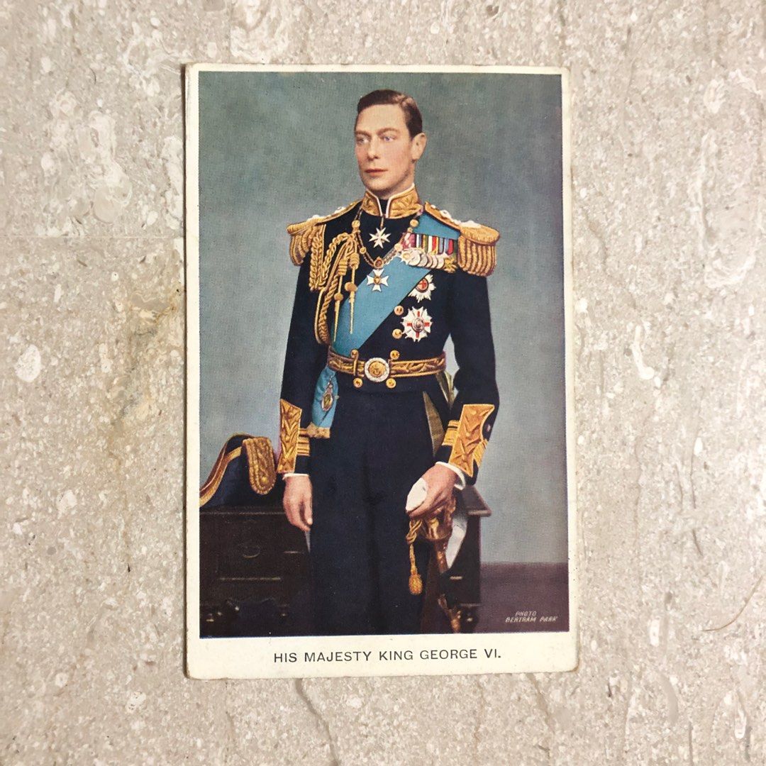 Vintage King George VI Postcard, Hobbies & Toys, Memorabilia ...