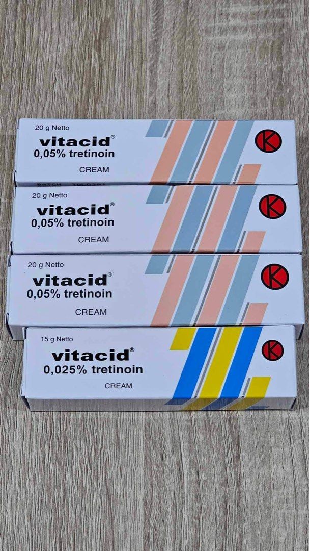 Vitacid Tretinoin, Beauty & Personal Care, Face, Face Care on Carousell
