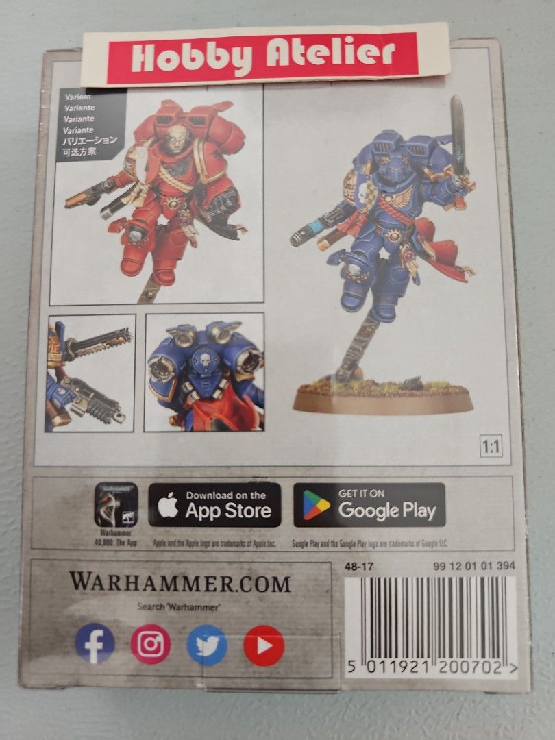 Warhammer 40K Space Marines Captain with Jump Pack, Hobbies & Toys ...