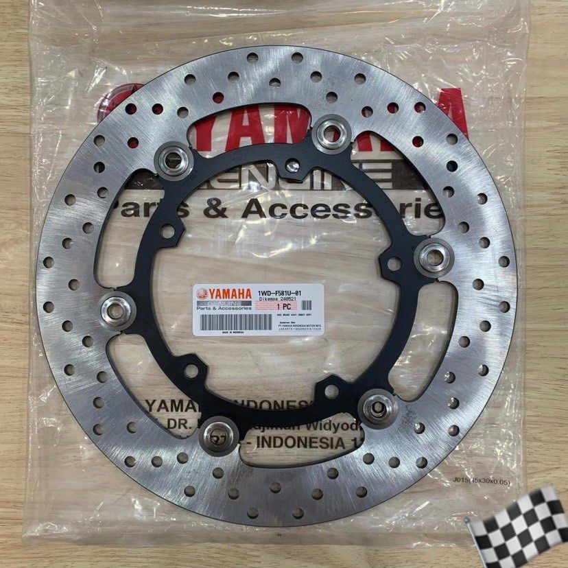 Xmax disk brake, 3D gold logo, Motorcycles, Motorcycle Accessories on ...