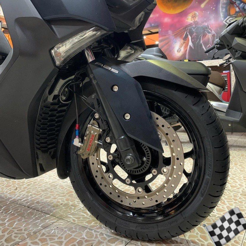 Xmax disk brake, 3D gold logo, Motorcycles, Motorcycle Accessories on ...