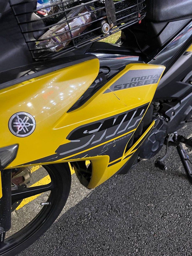 Y15 Yellow Raven Ori Coverset, Motorcycles, Motorcycle Accessories on ...