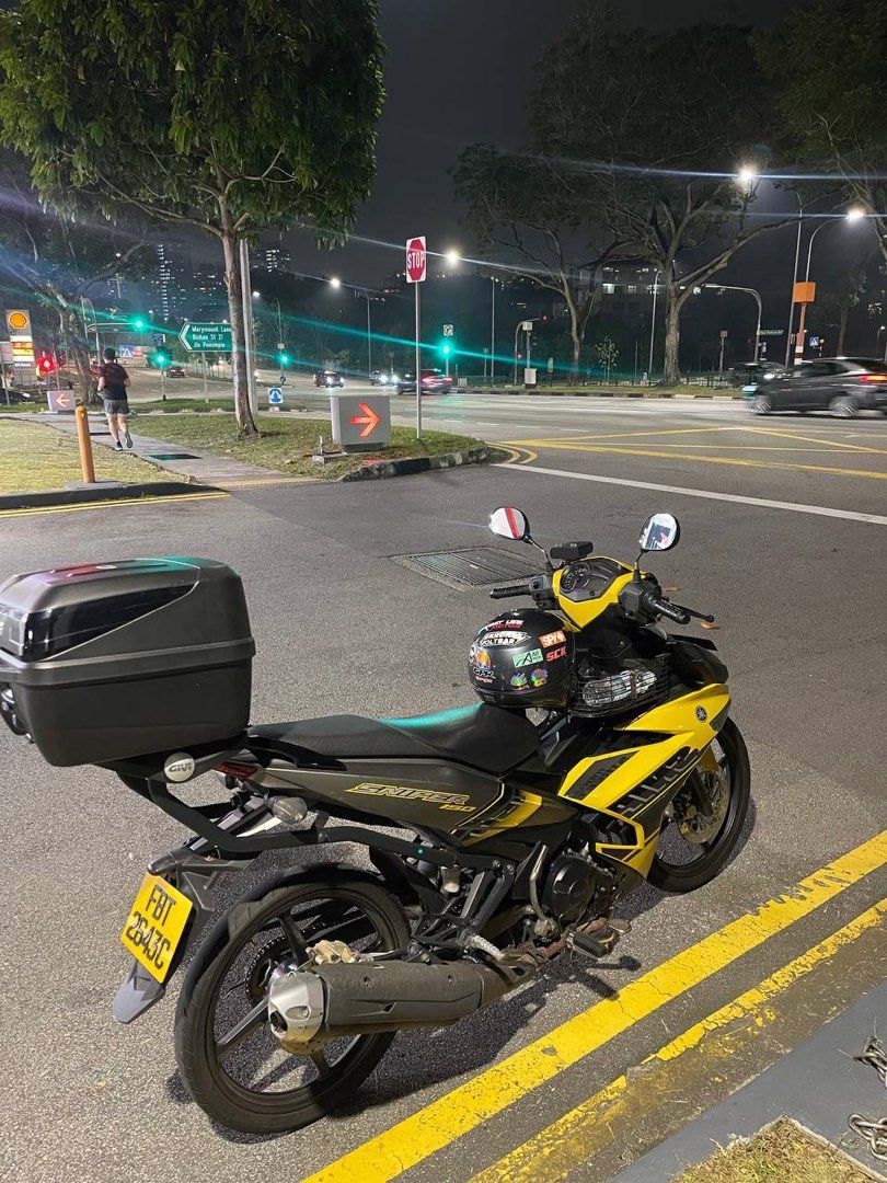 Y15 Yellow Raven Ori Coverset, Motorcycles, Motorcycle Accessories on ...