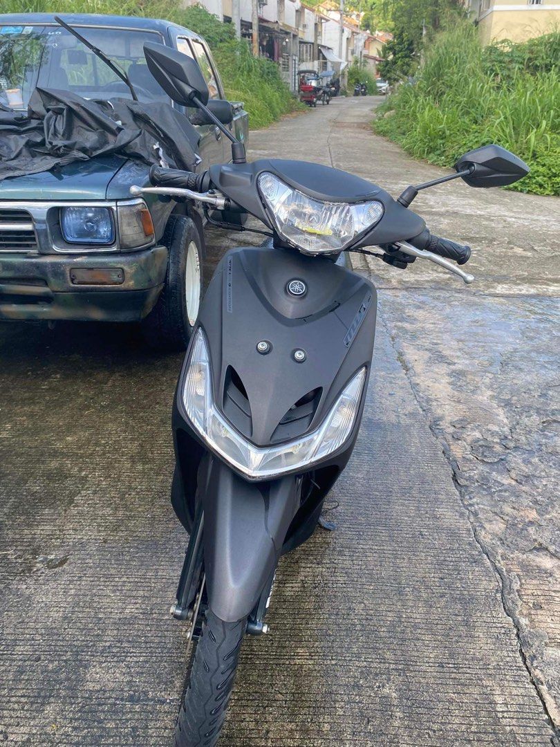 Yamaha mio sporty matte black, Motorbikes, Motorbikes for Sale on Carousell