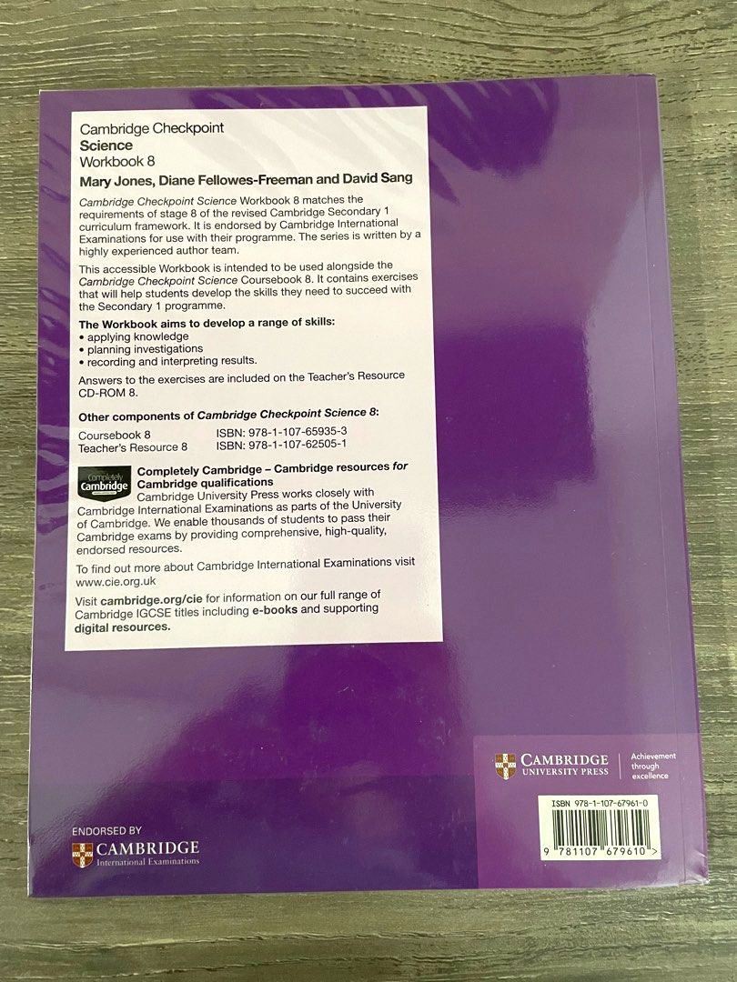 Year 8 Science Workbook, Hobbies & Toys, Books & Magazines, Assessment ...