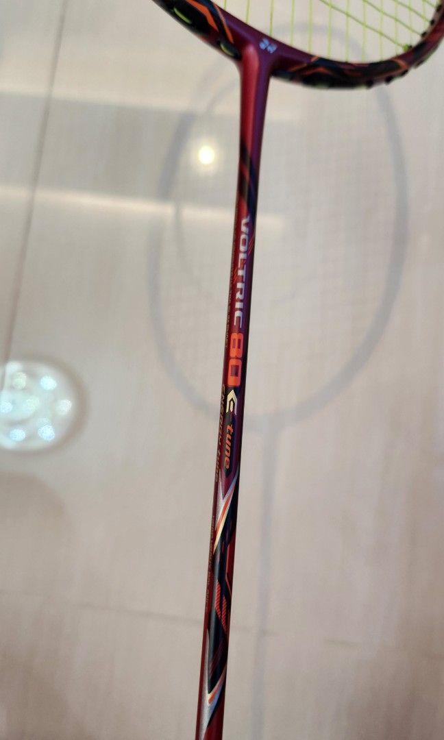 Yonex badminton racket VOLTRIC 80 e-tune, Sports Equipment, Sports ...