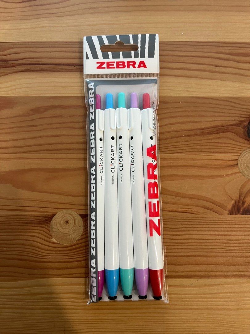 Zebra Clickart Pen Set, Hobbies & Toys, Stationery & Craft, Stationery ...
