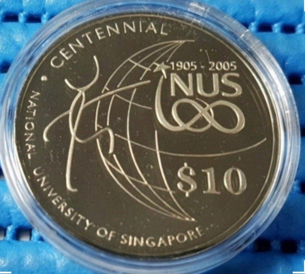 2005 Centennial National University of Singapore NUS Commemorative $10 ...