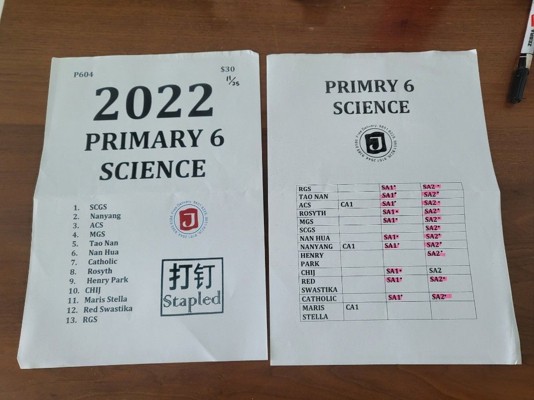 2022 Past Year P6 Papers, Hobbies & Toys, Books & Magazines, Assessment ...