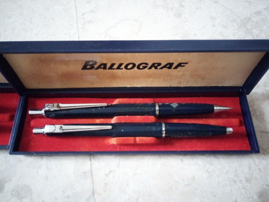 2 sets of Ballograf (Ballpen and Mechanical Pencil) + 1 set of Elle ...