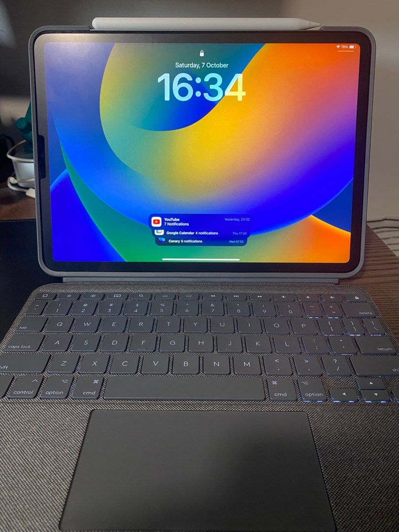 3rd Gen iPad Pro 11 inch (wifi only) with Apple Pen 2 & Logitech ...
