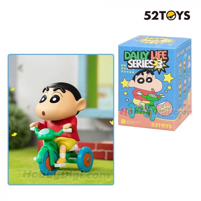 52toys crayon shin-chan daily life series 3 bike ride tricycle, Hobbies ...