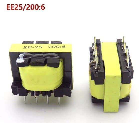 5pcs EE25 200:6 DC Transformer of Switching Power Supply Transformer for Welding Machine E25 200 ...