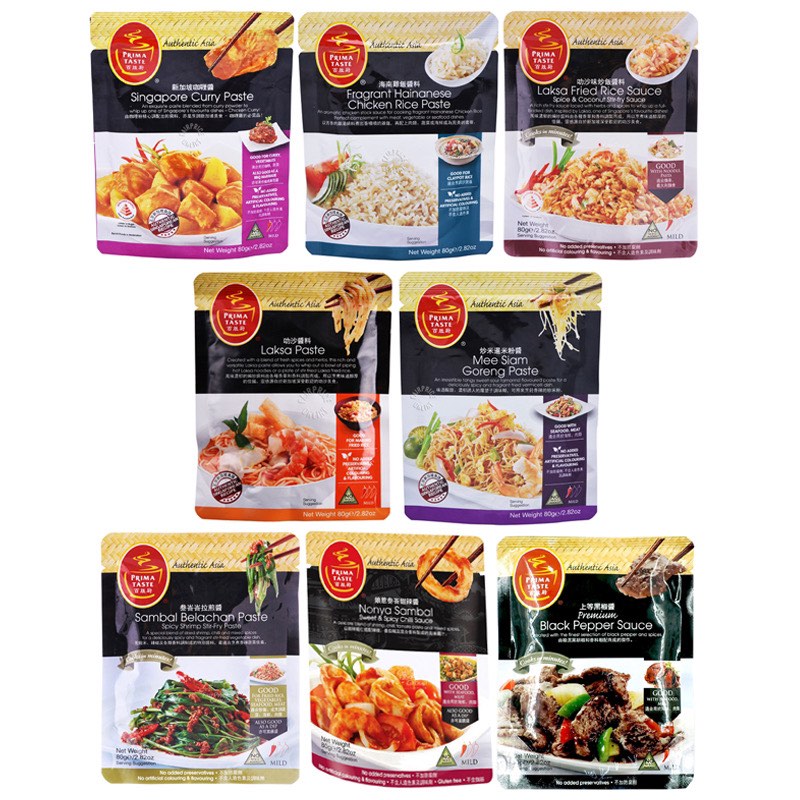 80g Prima Taste Asia Cooking Sauces, Food & Drinks, Packaged & Instant ...