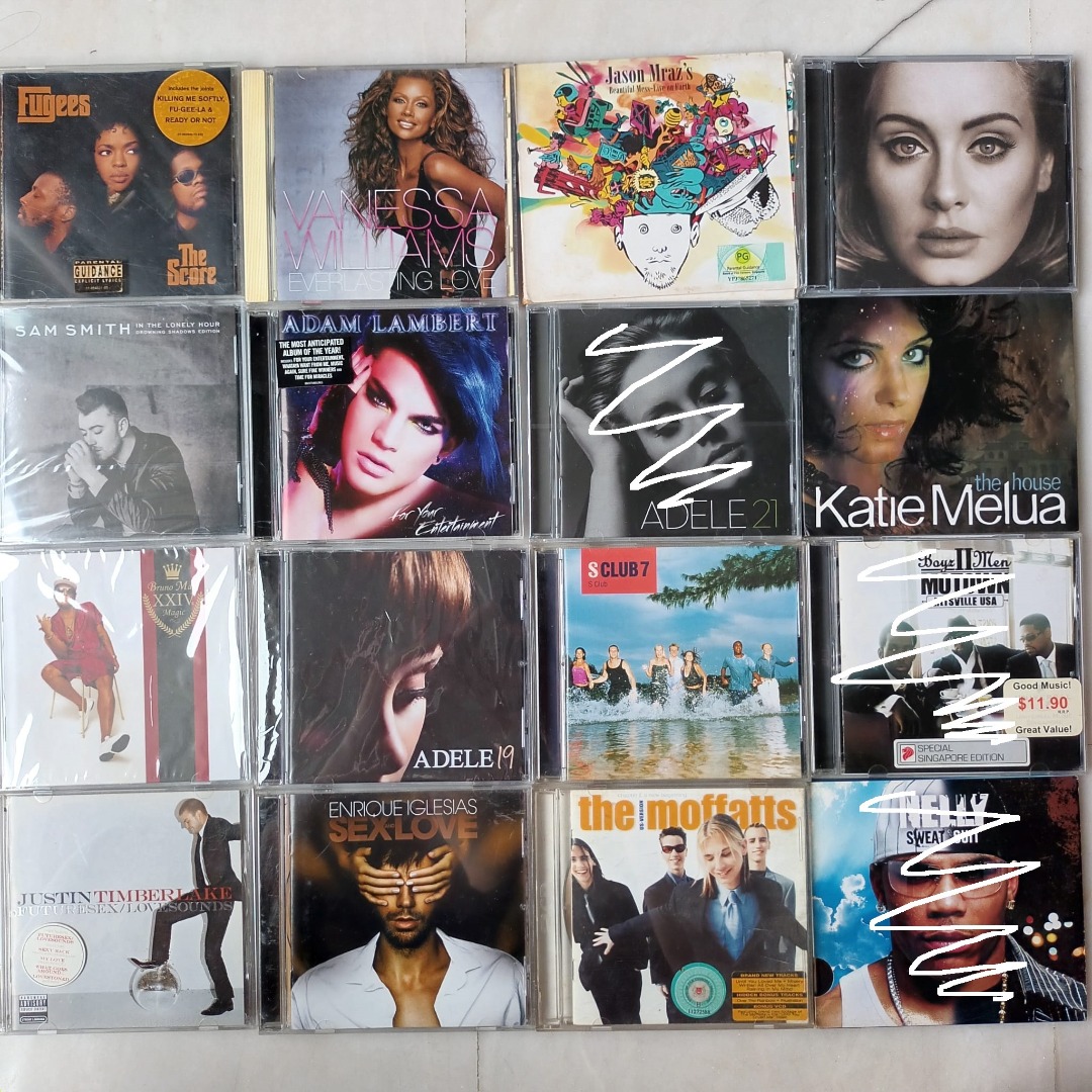 90s 2000s Westlife adele fugees jason marz sam smith timberlake maroon ...