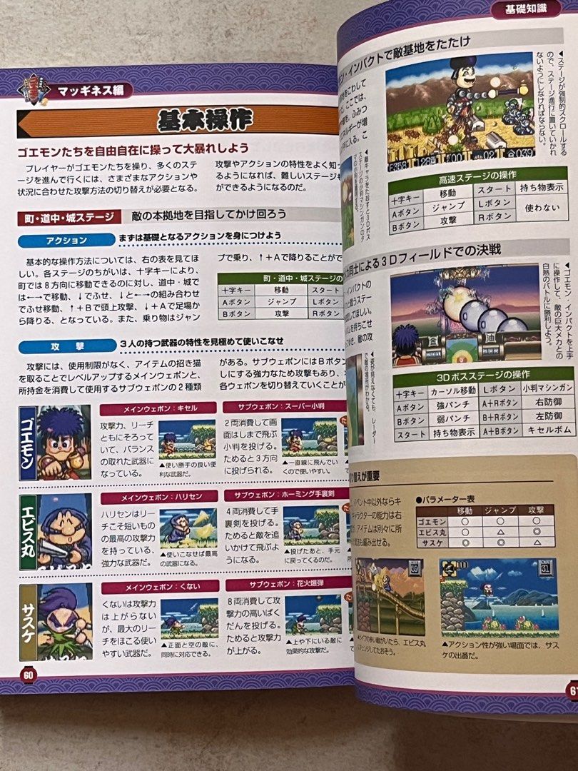 日版 GBA KONAMI OFFICIAL PERFECT GUIDE BOOK THE LEGEND OF MYSTICAL NINJA ...