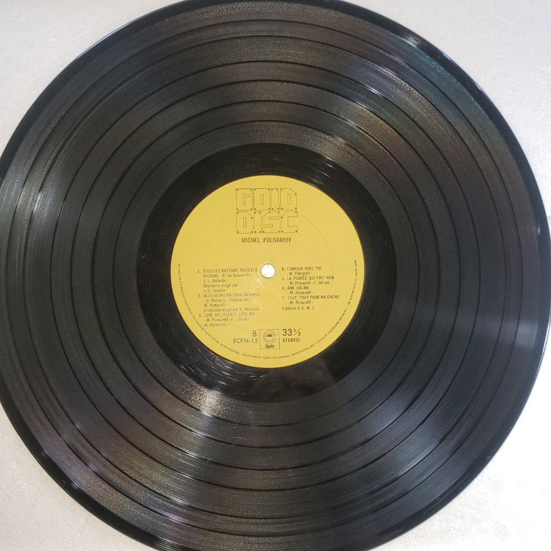 [ P 790 ] rock LP 1972 Japan - MICHEL POLNAREFF _ GOLD DISC, Hobbies & Toys, Music & Media ...