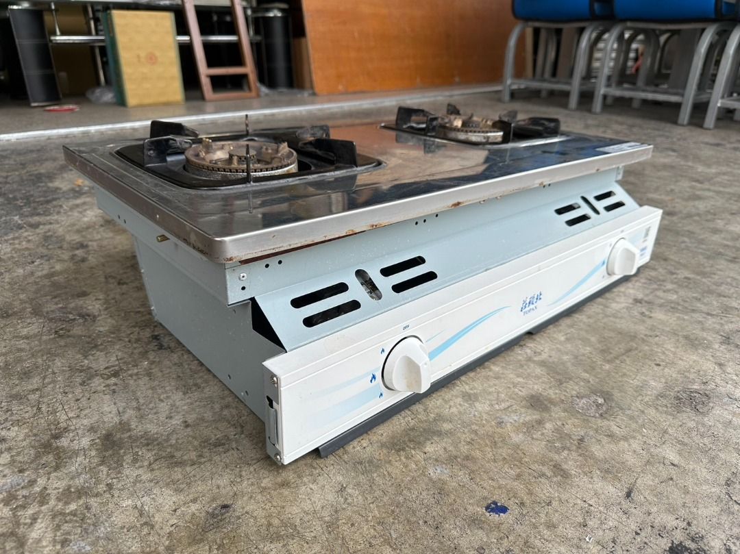 香榭二手家具*莊頭北 桶裝瓦斯安全嵌入爐-型號:TG-7001T -一年機-瓦斯台爐-中古瓦斯爐-崁入式瓦斯爐-雙口爐, 家具及居家用品, 廚具和餐具, 其他廚具和餐具在旋轉拍賣