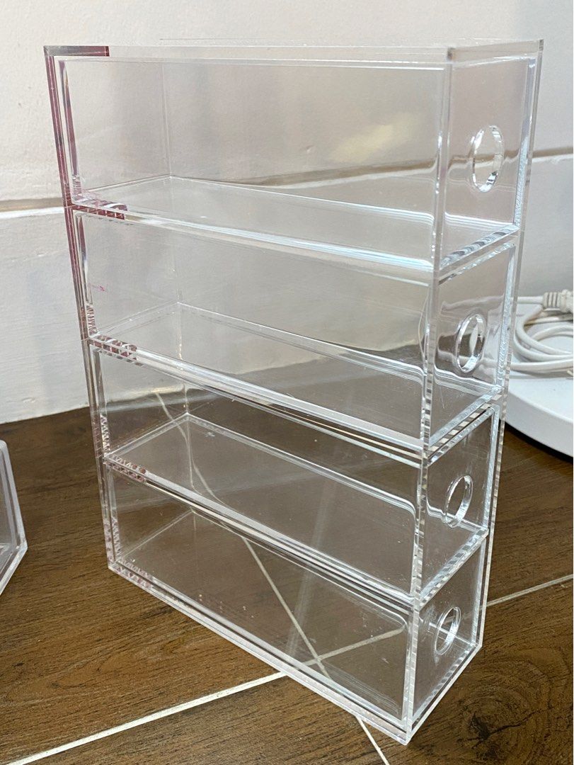 Acrylic Organizers from Forever 21 and Muji (4-drawer storage ...