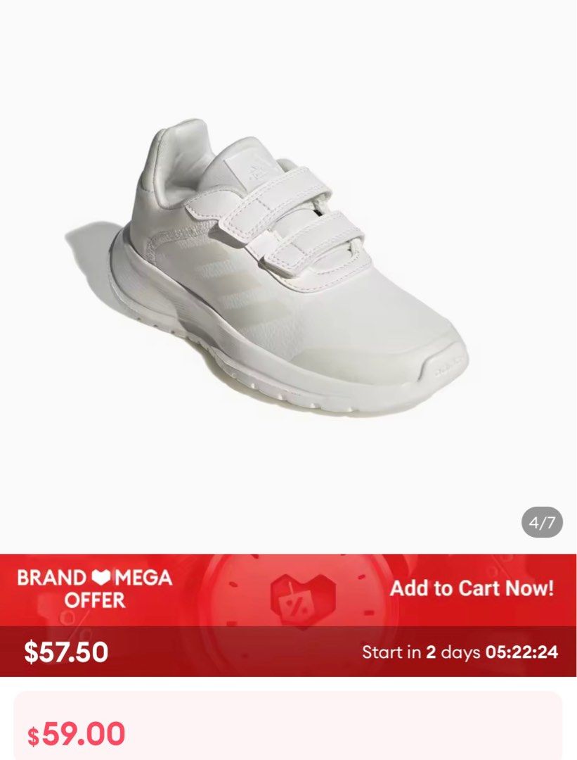 Adidas Tensaur Run 2.0 - Younger Kids' School Shoes (White) GZ3442 ...