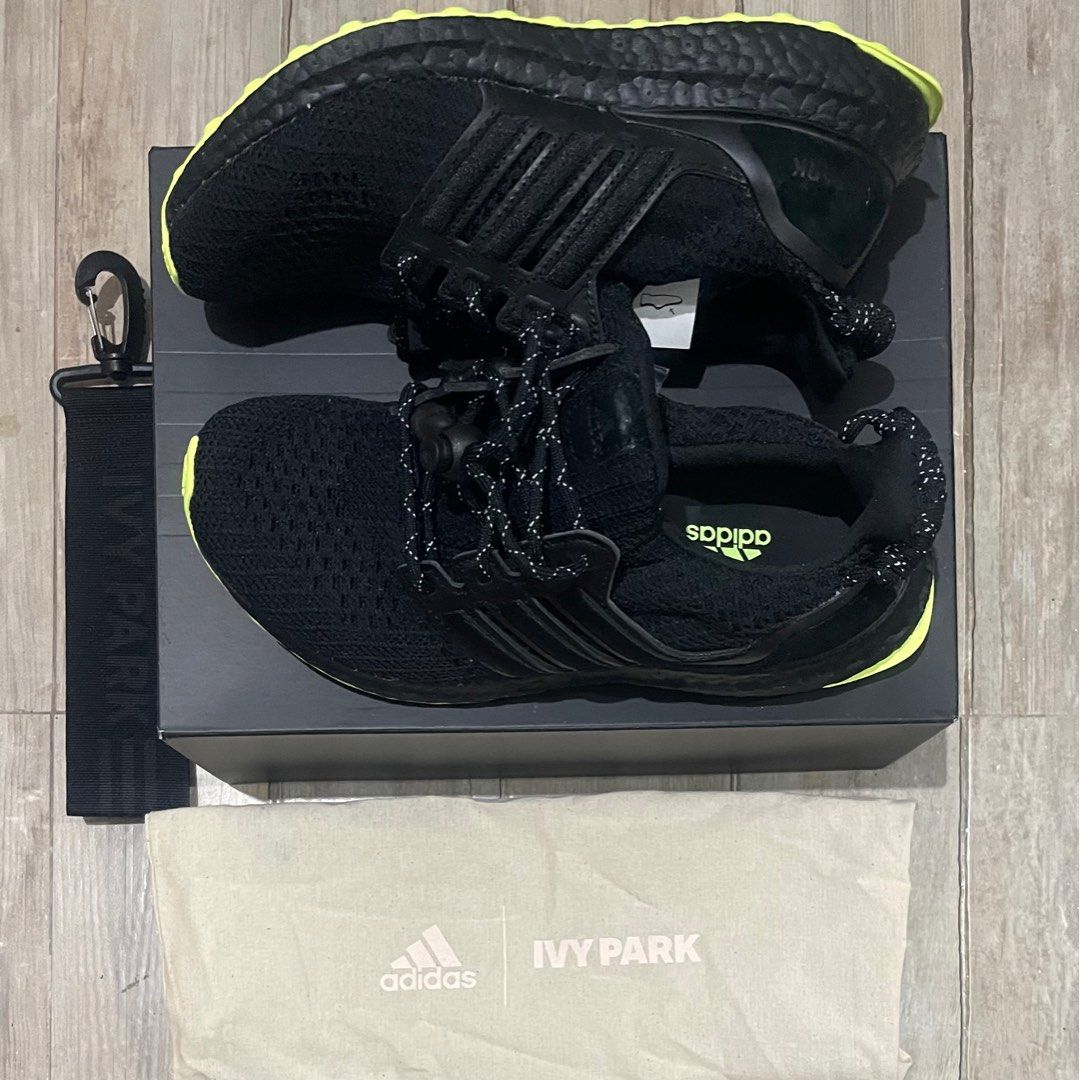 adidas x Ivy Park UB DNA all black, Women's Fashion, Footwear, Sneakers ...