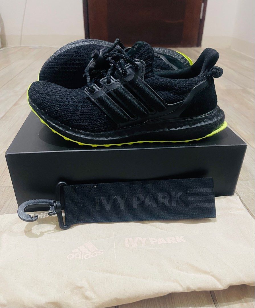 adidas x Ivy Park UB DNA all black, Women's Fashion, Footwear, Sneakers ...