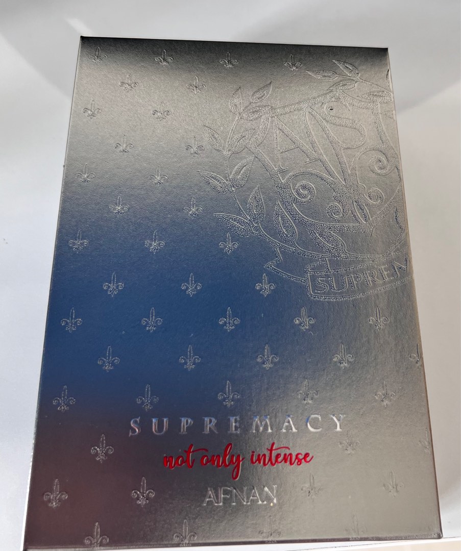 AFNAN SUPREMACY not only intense, Beauty & Personal Care, Fragrance ...